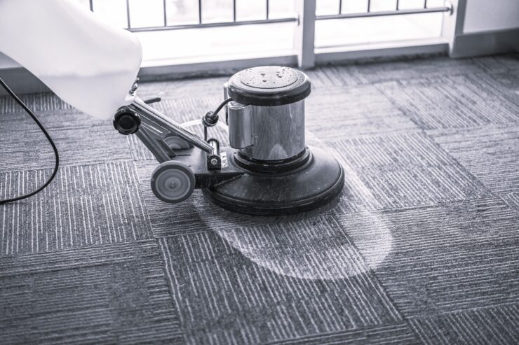 How to deep clean carpets from industrial oils | Hot Water Extraction ...